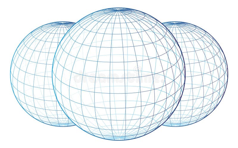 Wireframe globe stock vector. Illustration of economy - 5053008