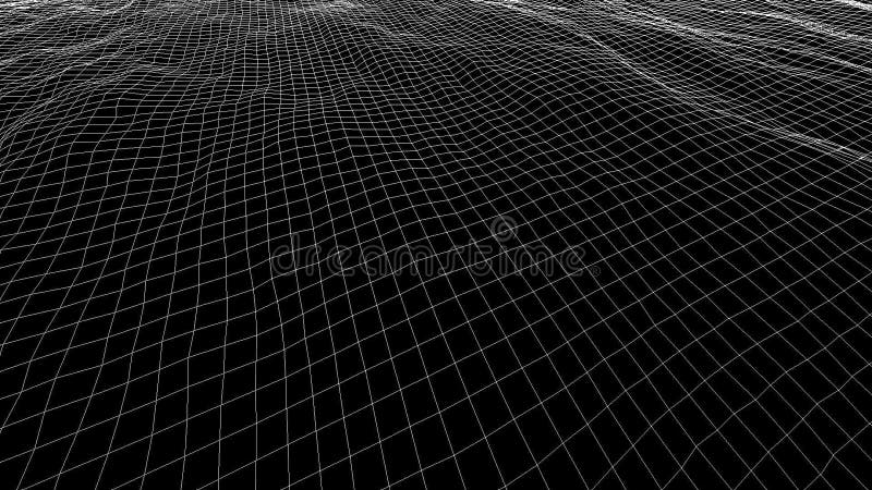 Wireframe Animation in Motion. Nice 3D Rendering Stock Footage - Video ...