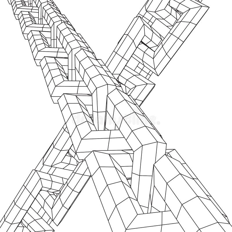 Wireframe BlockChain Links. Stock Vector - Illustration of litecoin ...