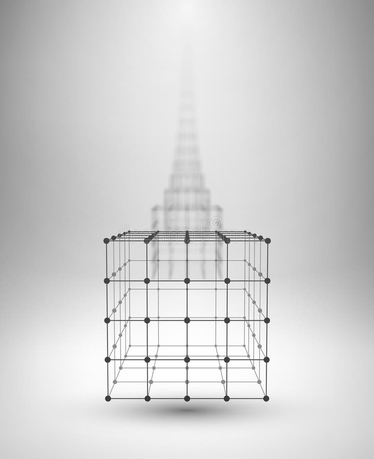 Cube Net Stock Illustrations – 8,318 Cube Net Stock Illustrations ...