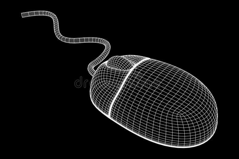 Wire Frame Mouse Stock Illustrations – 207 Wire Frame Mouse Stock ...