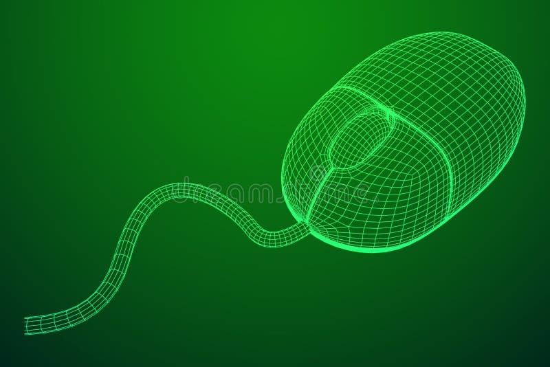 Wire Frame Mouse Stock Illustrations – 207 Wire Frame Mouse Stock ...