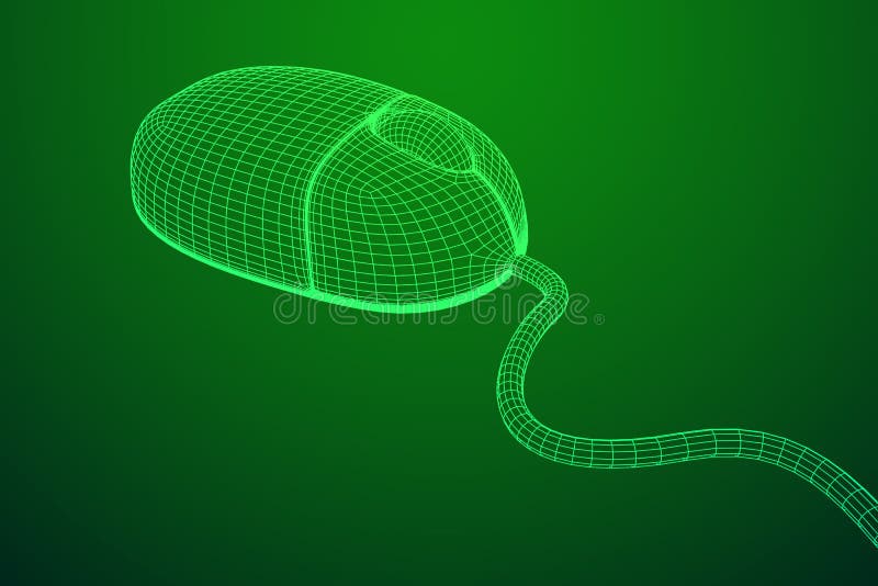 Wire Frame Mouse Stock Illustrations – 207 Wire Frame Mouse Stock ...