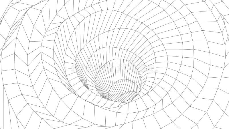 Wireframe of Detailed ATV from Black Lines Isolated on White Background ...