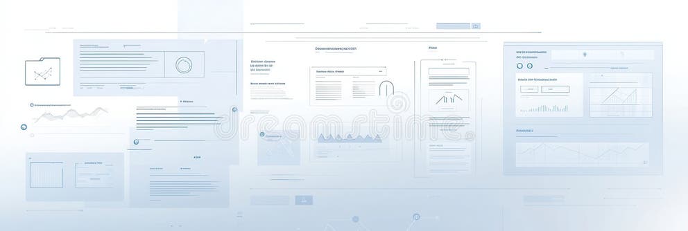 Sleek Wireframe Design Showcasing Digital Resource Branding with ...