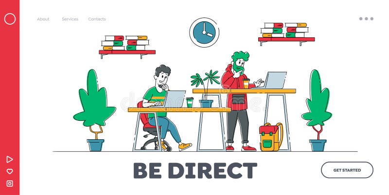 Wireframe of Office Building Stock Illustration - Illustration of ...