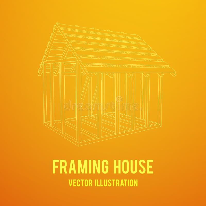 House Framing Vector Stock Illustrations – 652 House Framing Vector ...