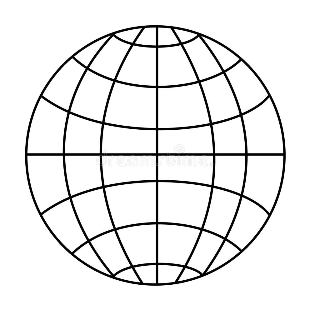 Wireframe World Globe Stock Illustrations – 9,068 Wireframe World Globe ...