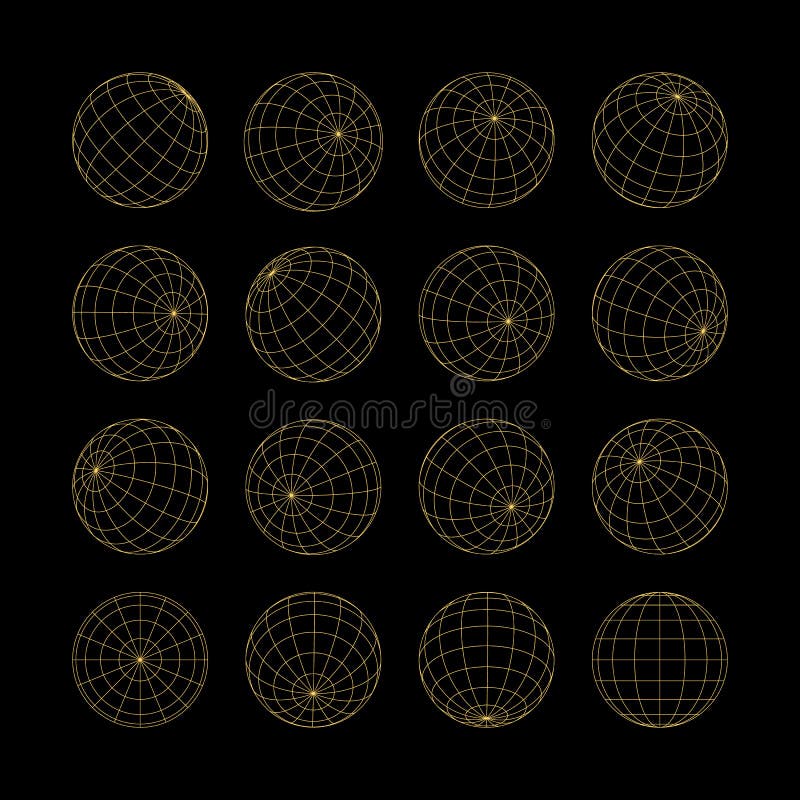 Globe Mesh stock illustration. Illustration of abstraction - 5013426