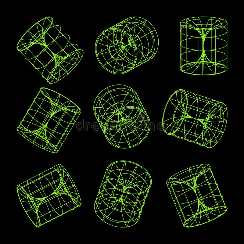 Geometric Mesh Round Design Stock Illustrations – 23,932 Geometric Mesh ...