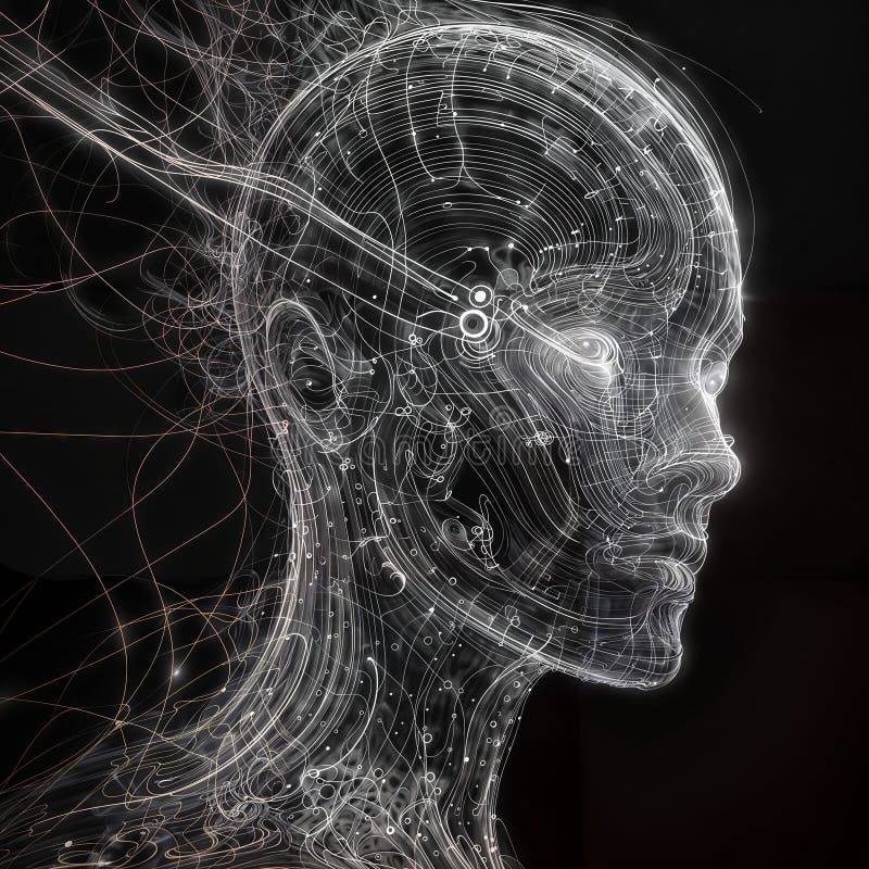 3d Illustration of Artificial Intelligence Concept with AI Made of ...