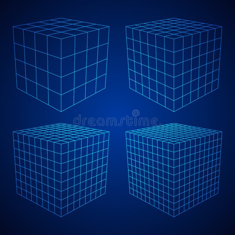 Resolution Wireframe Stock Illustrations – 162 Resolution Wireframe ...