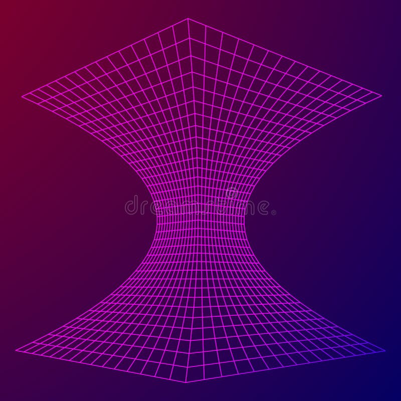 Wireframe Mesh Funnel stock vector. Illustration of mesh - 98024221