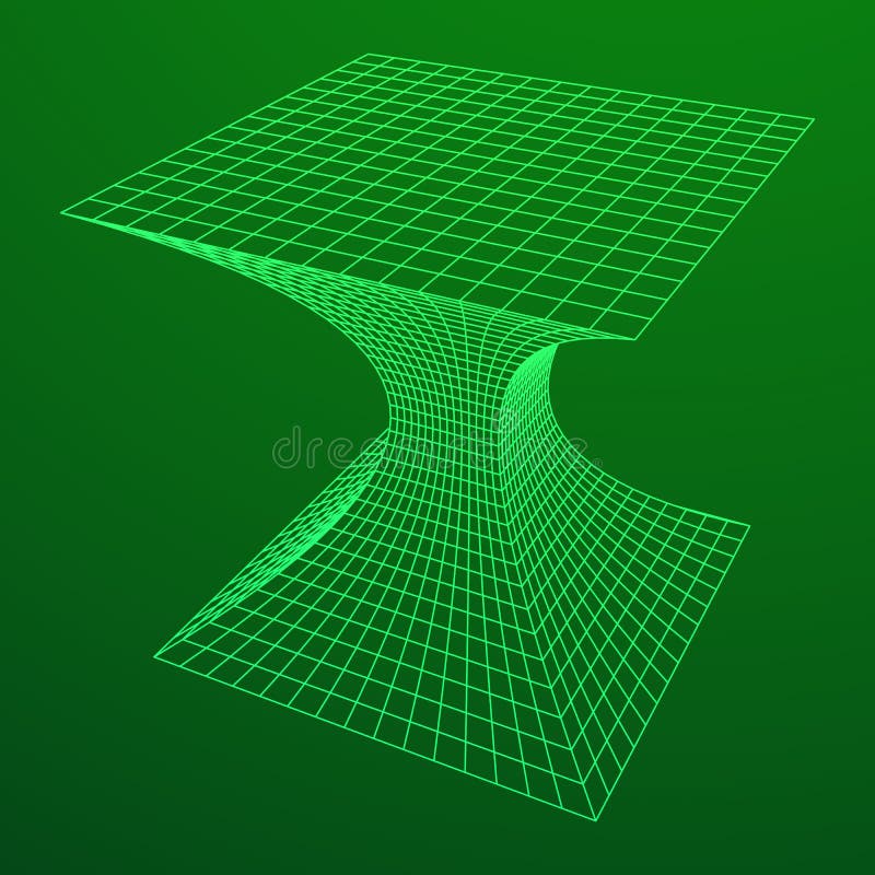 Wireframe Mesh Funnel stock vector. Illustration of network - 98068691