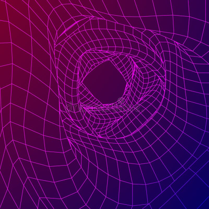 Wireframe Tube - a Skeletal Three-dimensional Model of Surface Stock ...