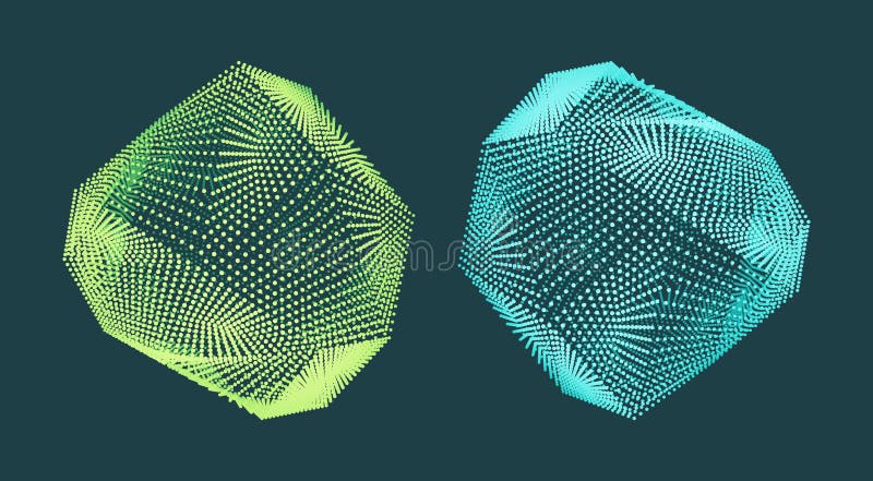 Geometric Shape For Design The Torus Consisting Of Points The Sphere Consisting Of Points