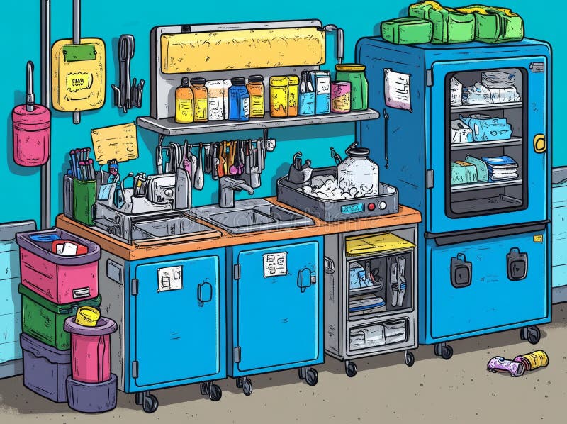 A Wireframe Perspective View of an L-shaped Apartment Building ...