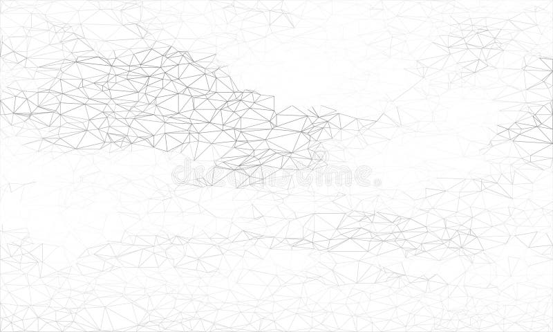 Wireframe Polygonal Abstract Mesh. Vector Polygon Which Consist of ...