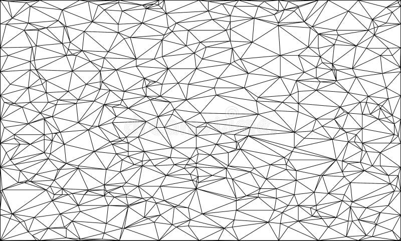 Wireframe Polygonal Abstract Mesh. Vector Polygon Which Consist of ...