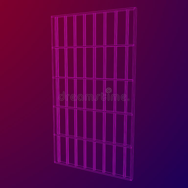Wireframe Prison Bars Stock Illustrations – 23 Wireframe Prison Bars ...