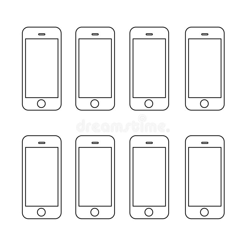 Wireframe UI Kit for Smartphone. Mobile App UX Design. New OS Sign Up ...