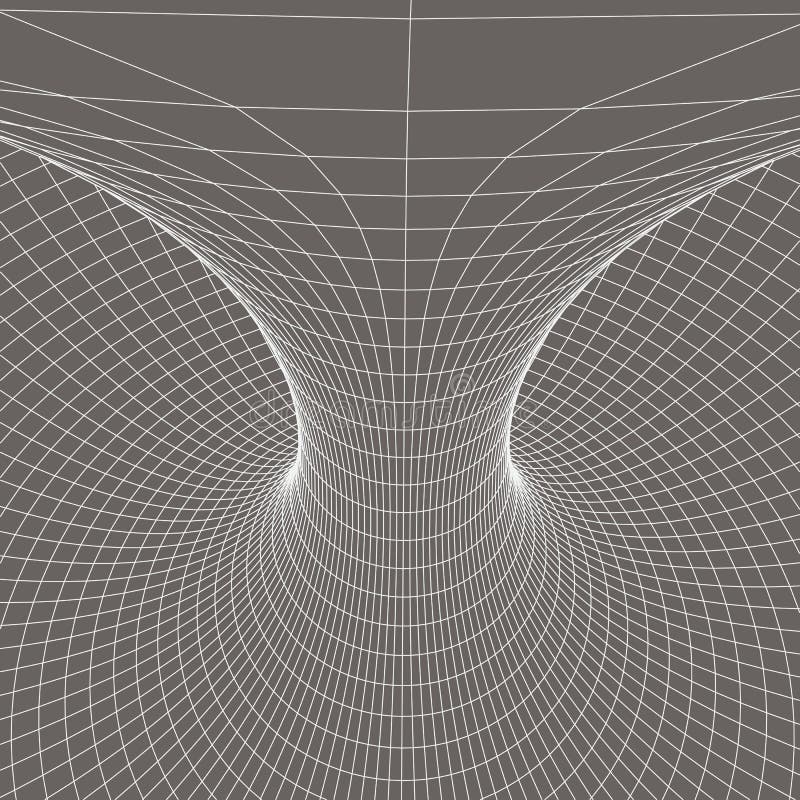 Wireframe Torus with Connected Lines and Dots . Mesh Polygonal Element ...