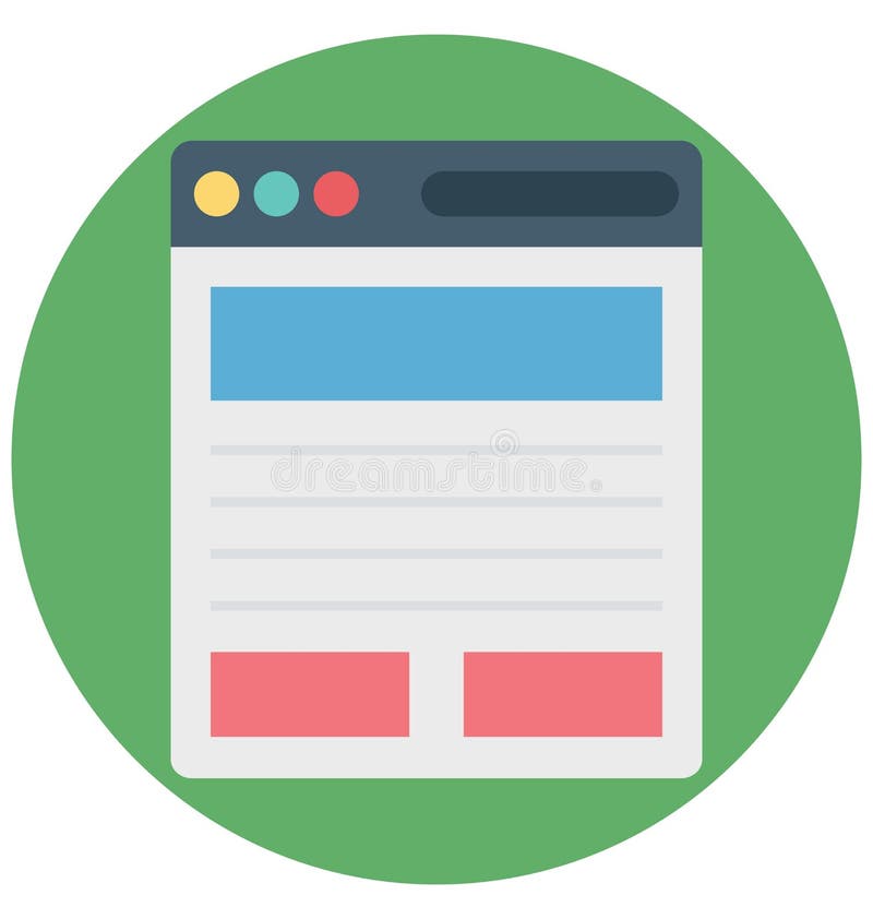 Wireframe in Screen Lined Icon. Website Page in Browser Line Icon. Web Page User Interface ...