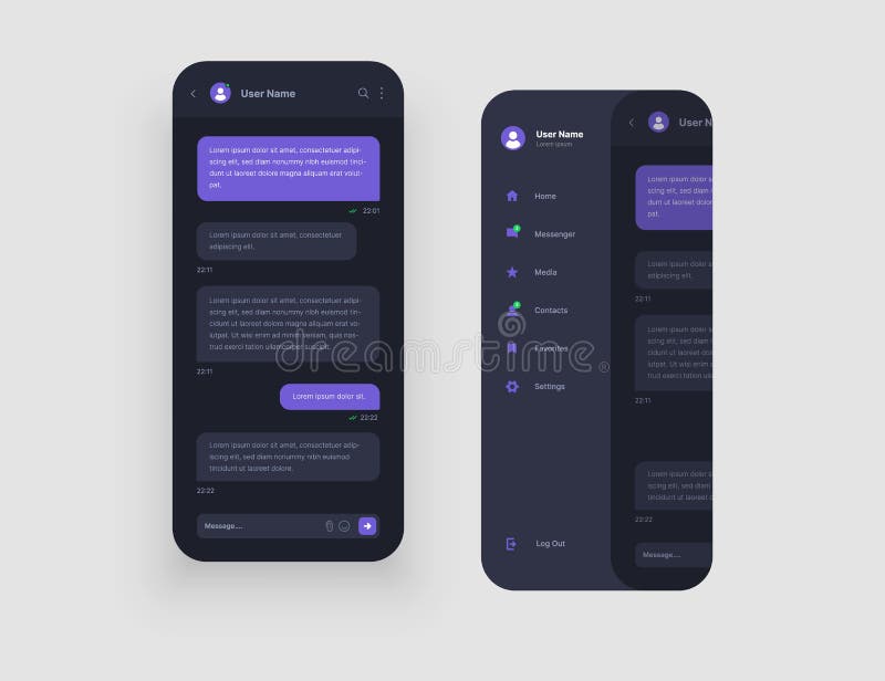 Wireframes Screens. Dashboard UI and UX Kit Design. Stock Vector ...