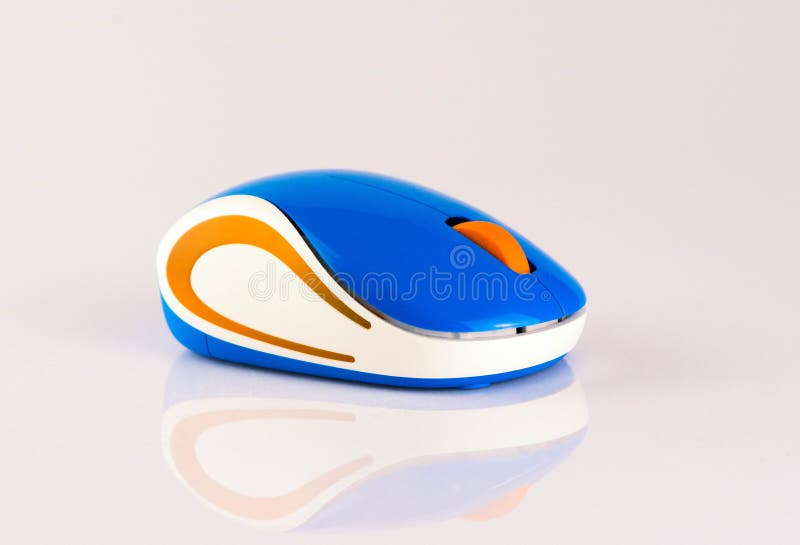 Wireles Computer Mouse Isolated on White Background, Colorful Mouse ...