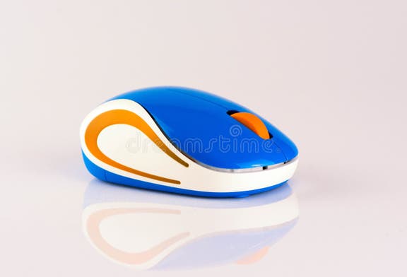 Wireles Computer Mouse Isolated on White Background, Colorful Mouse ...