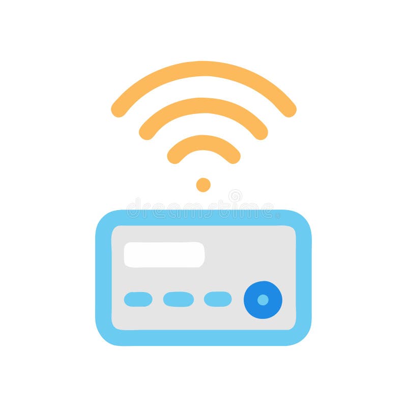 Wireless Access Point Design Icon Stock Vector - Illustration of icon ...