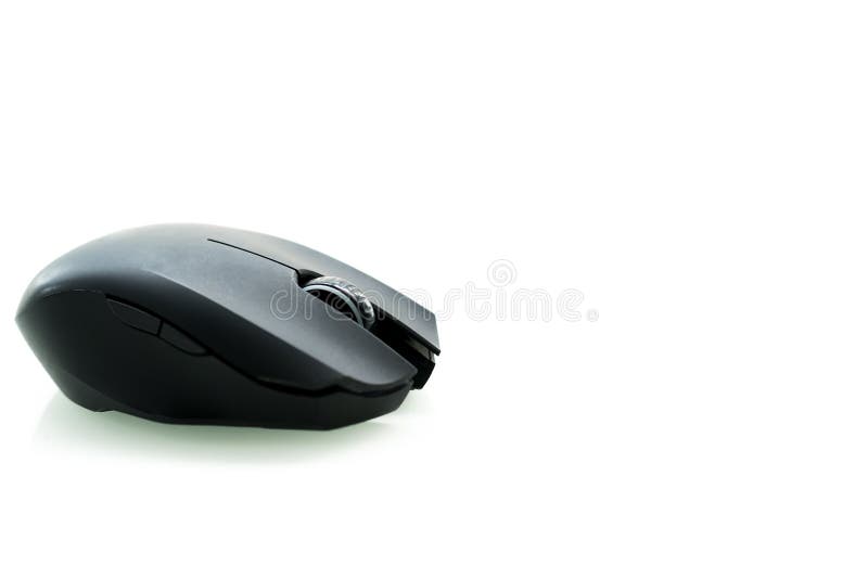 Dell Computer Mouse Side View