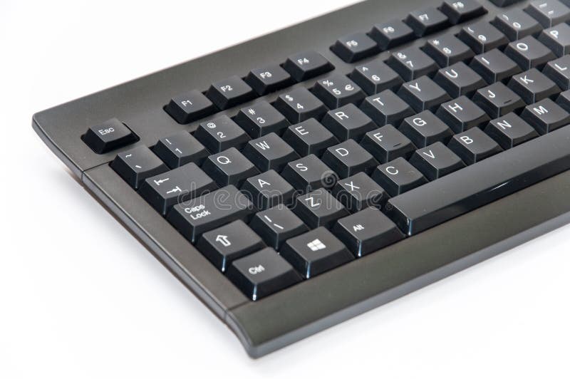 Wireless Black Computer Pc Keyboard Editorial Photography - Image of ...