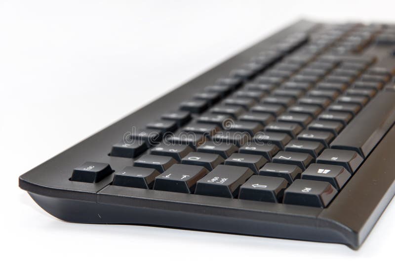 Wireless Black Computer Pc Keyboard Editorial Stock Image - Image of ...