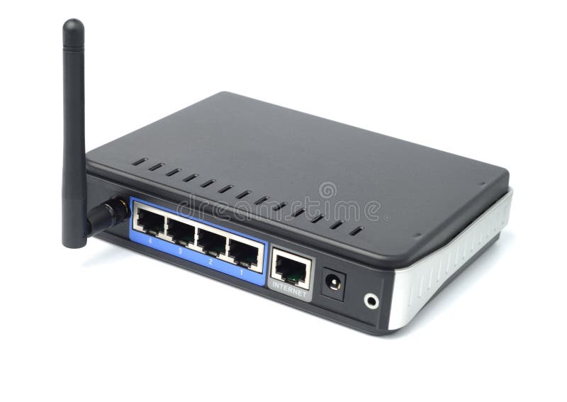 WiFi Router stock photo. Image of access, ports, network - 2401634