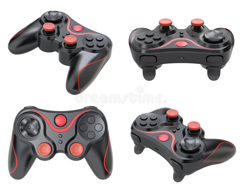 Game Controller Side View Stock Illustrations – 41 Game Controller Side ...