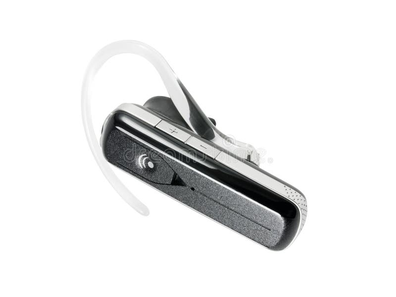 Wireless Bluetooth Hands Free Headset Stock Image - Image of electronic ...
