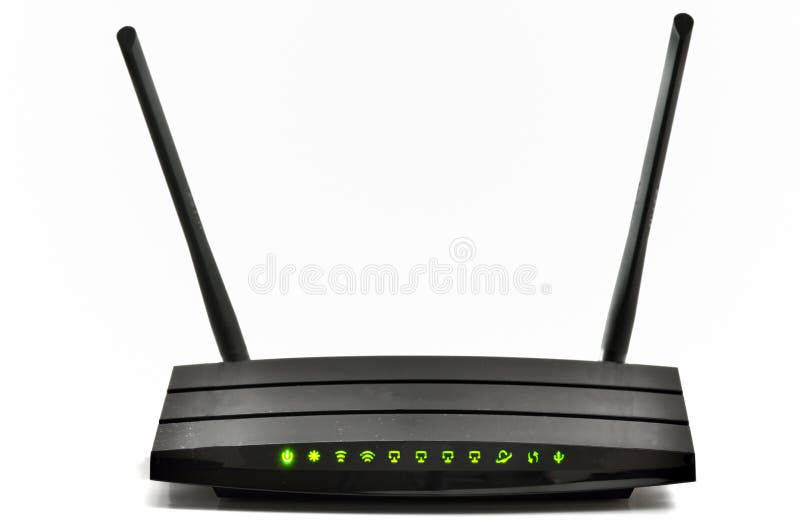 Wireless broadband router stock photo. Image of connection - 37180288