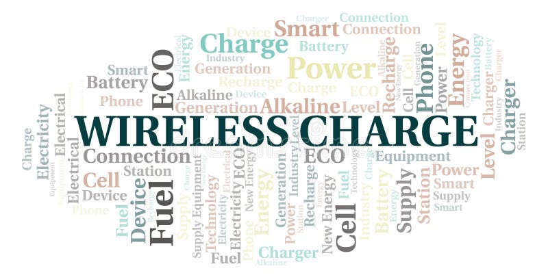 Wireless Word and Symbol - Mobile Connection Stock Illustration ...