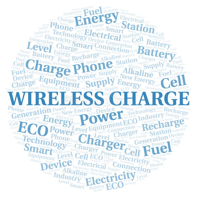 Wireless Word and Symbol - Mobile Connection Stock Illustration ...