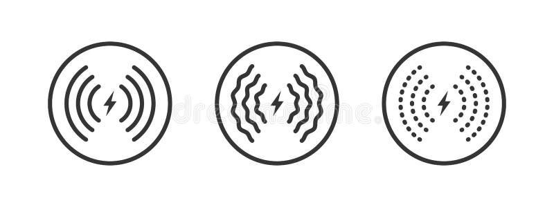Wireless Charger. Wireless Charger Icon. Phone Charge Simple Sign Stock ...