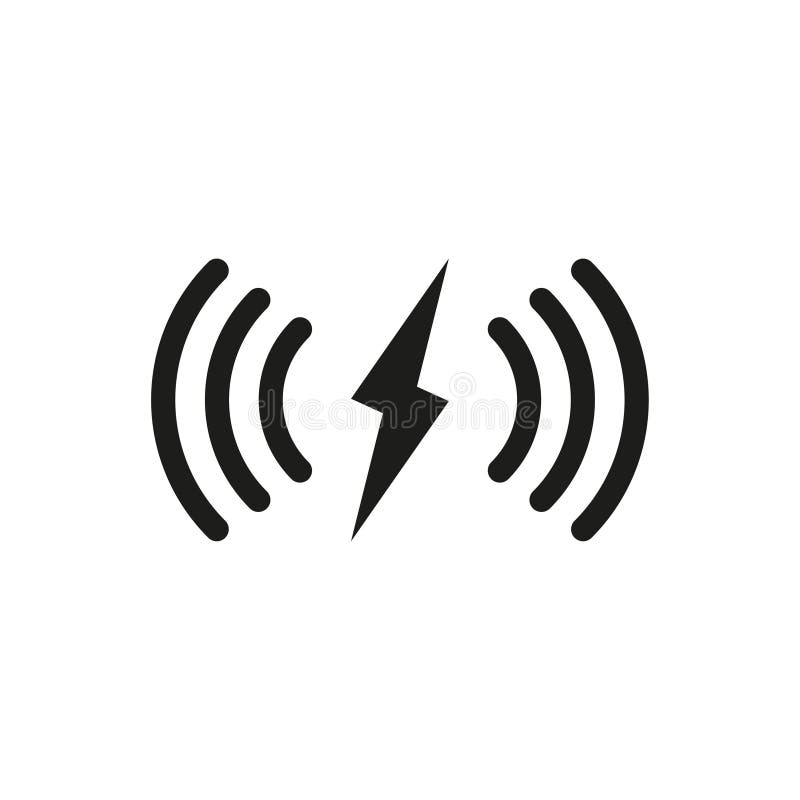 Wireless Charging Icon. Digital Technology. Vector Illustration Stock ...