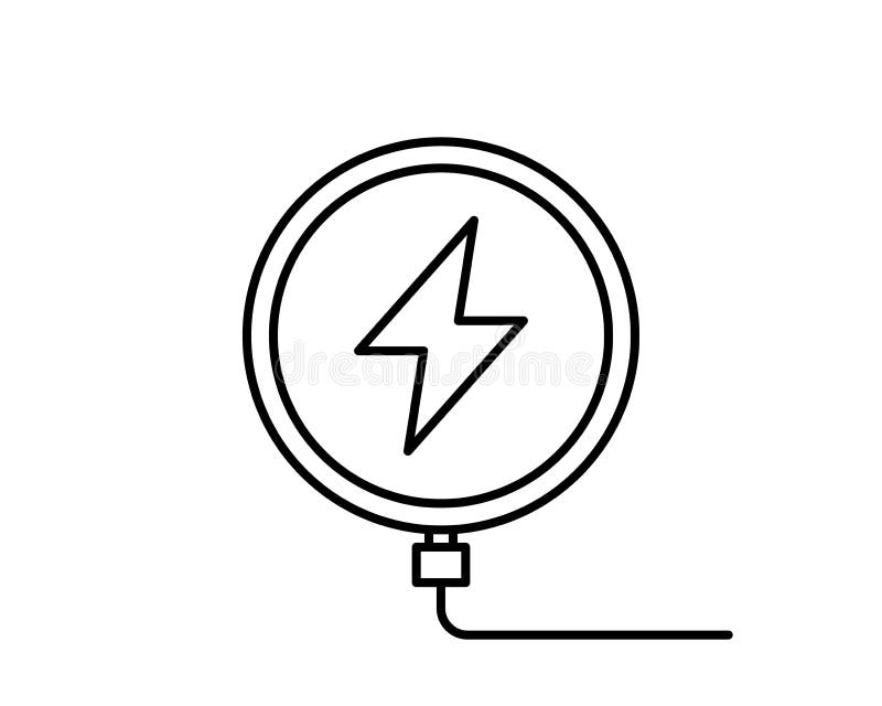 Wireless Charging Icon. Trendy Modern Flat Linear Vector Wireless ...
