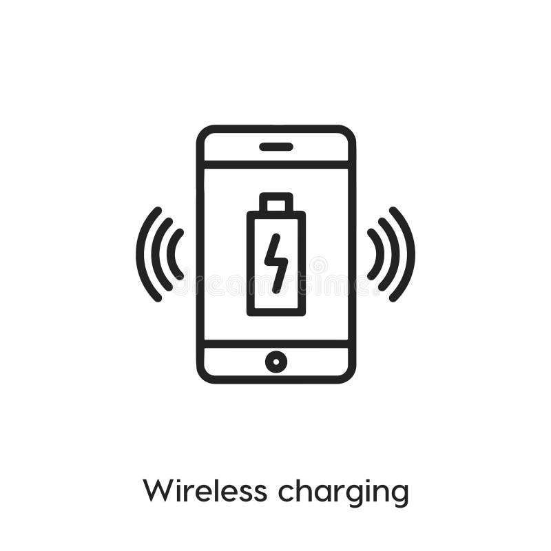 Wireless Charging Symbol Stock Illustrations – 831 Wireless Charging ...
