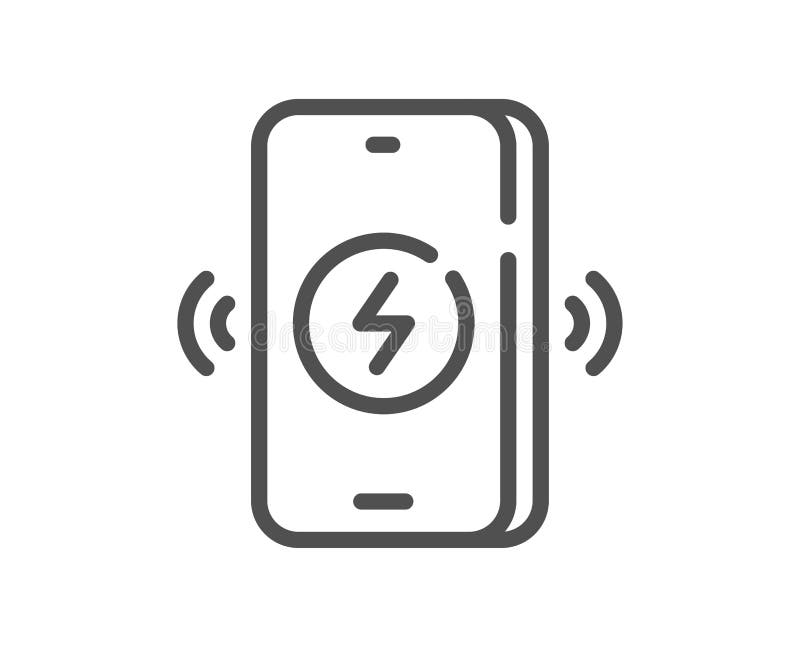 Wireless Charging Icon Vector Stock Illustrations – 2,220 Wireless ...