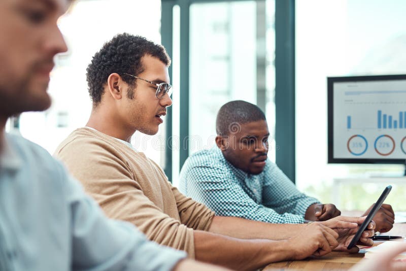 Wireless Collaborations. Two Young Designers Working on a Digital ...