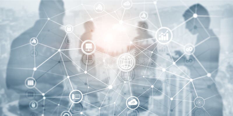 Wireless Communication Network. Diagrams with Icons on Abstract ... Wireless Communication Network. Diagrams with Icons on Abstract ...