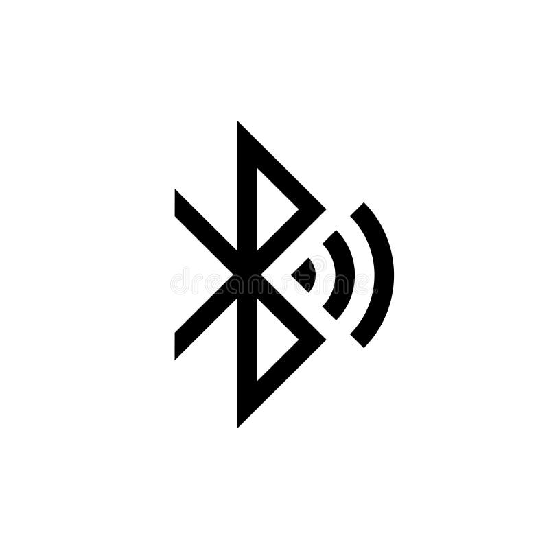 Bluetooth Icon. Vector Isolated Connection Sign. Editorial Photo ...