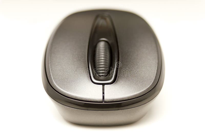Using A Computer Mouse Front View Stock Image - Image of isolated ...