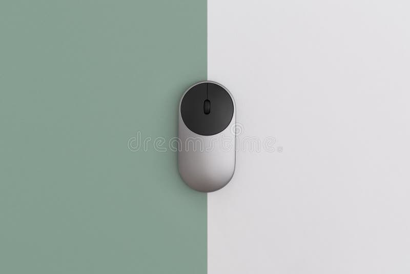 Computer Mouse on Color Background, Technology Concept Stock Image ...